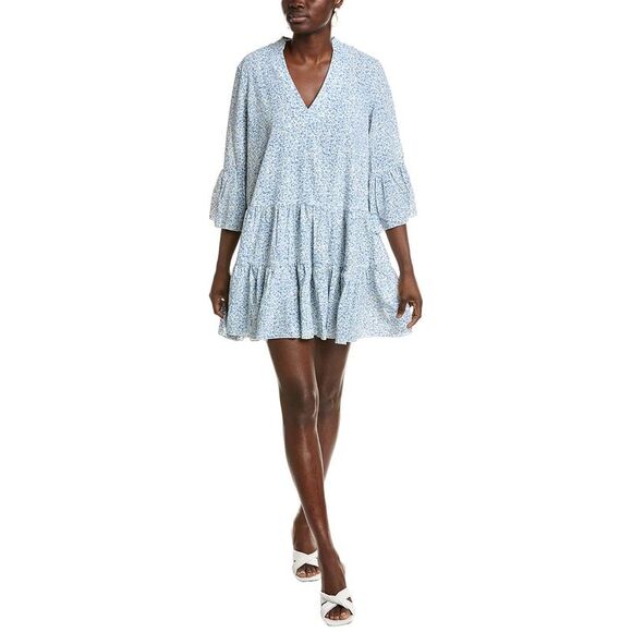 ANNA KAY | Dresses | Anna Kay Womens Fantasia Boho Mini Dress Blue ...